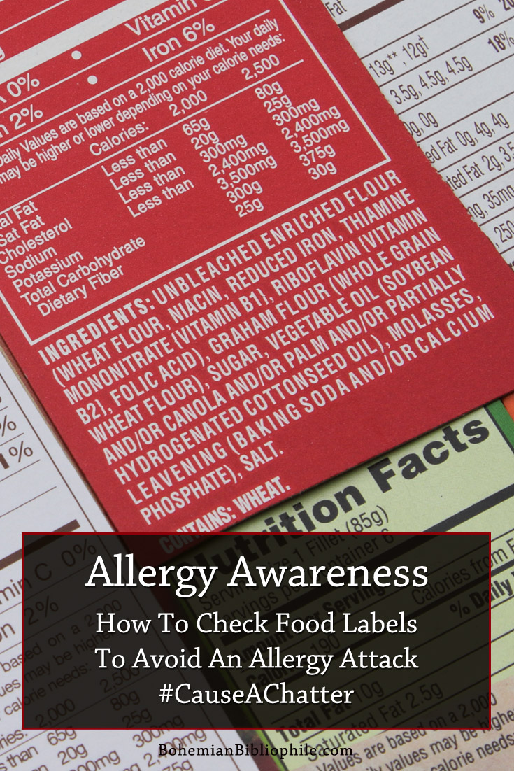How To Check Food Labels To Avoid An Allergy Attack #CauseAChatter
